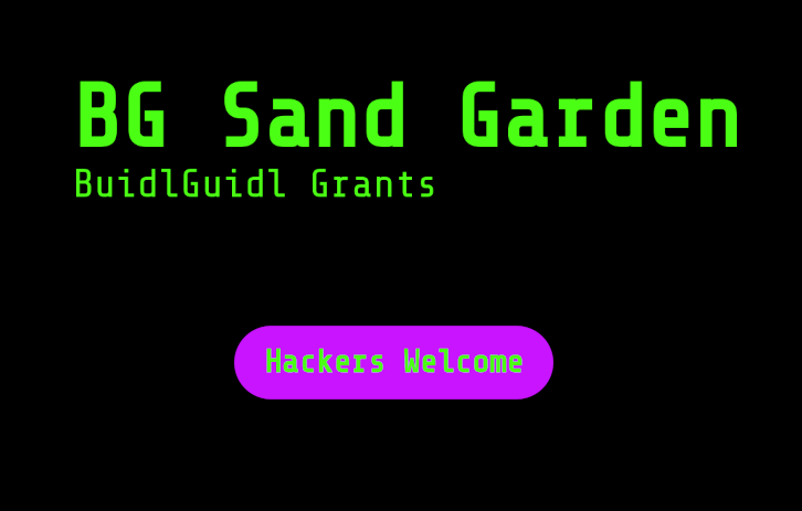 BG Sand Garden | BuidlGuidl Grants